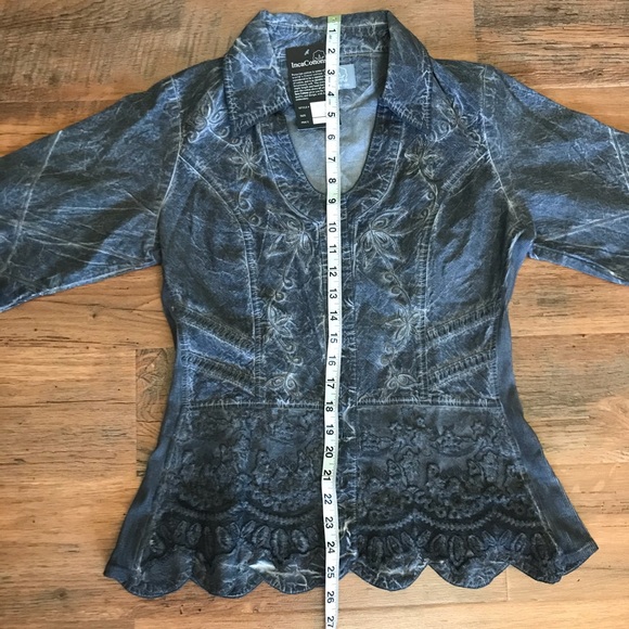 IncaCottons | Jackets & Coats | Nwt Lightweight Embroidered Cotton ...